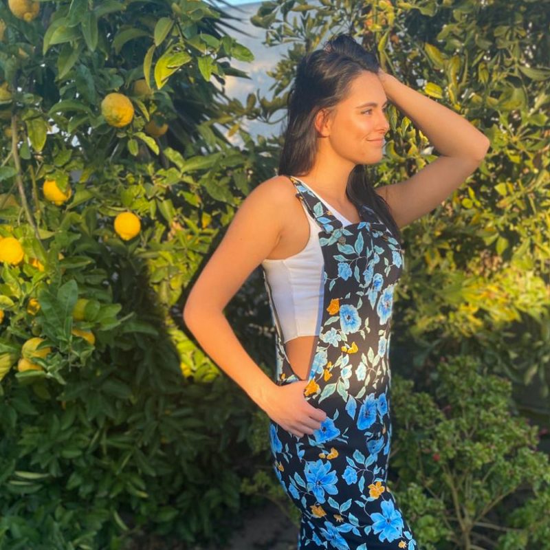 Floral Dungarees | Vestibull